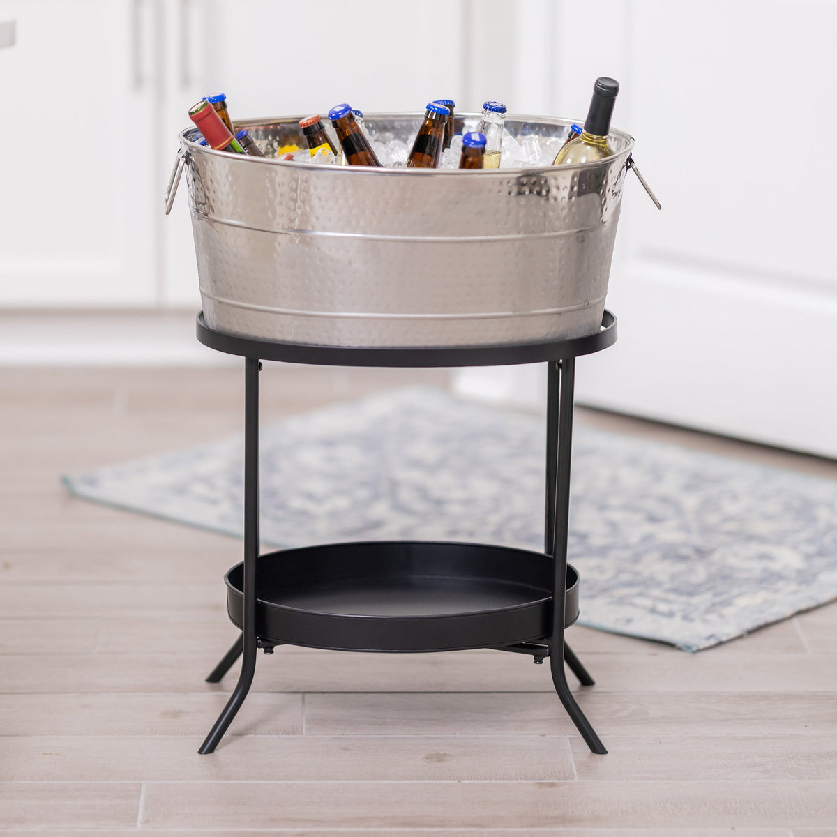 Beverage Tub Stands Black Iron Foldable Size Options - by BREKX – BREKX ...